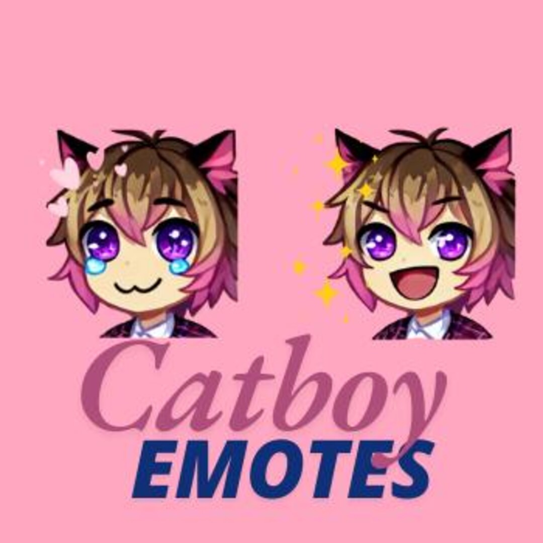 Catboy Emotes for Twitch - Etsy