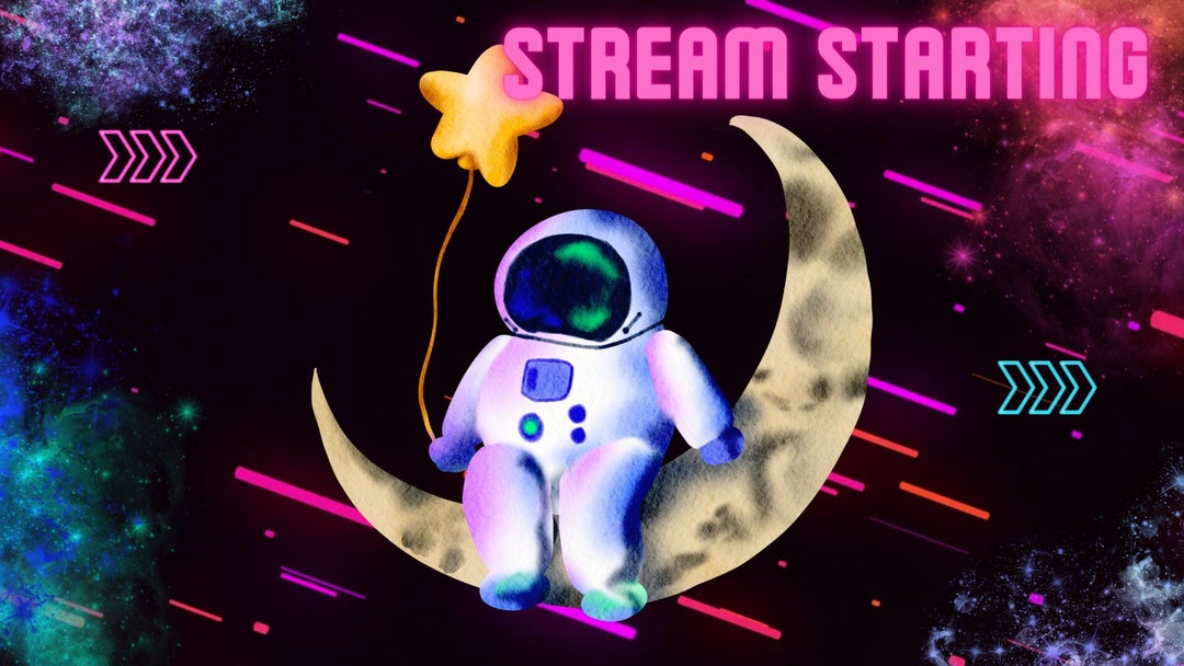 Starting Soon Twitch Screen for Streamers - Etsy