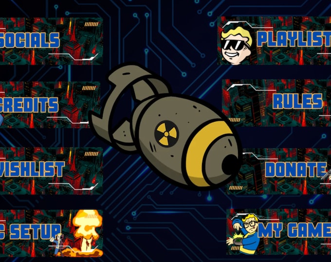 Fallout Twitch Panels for Streams - Etsy