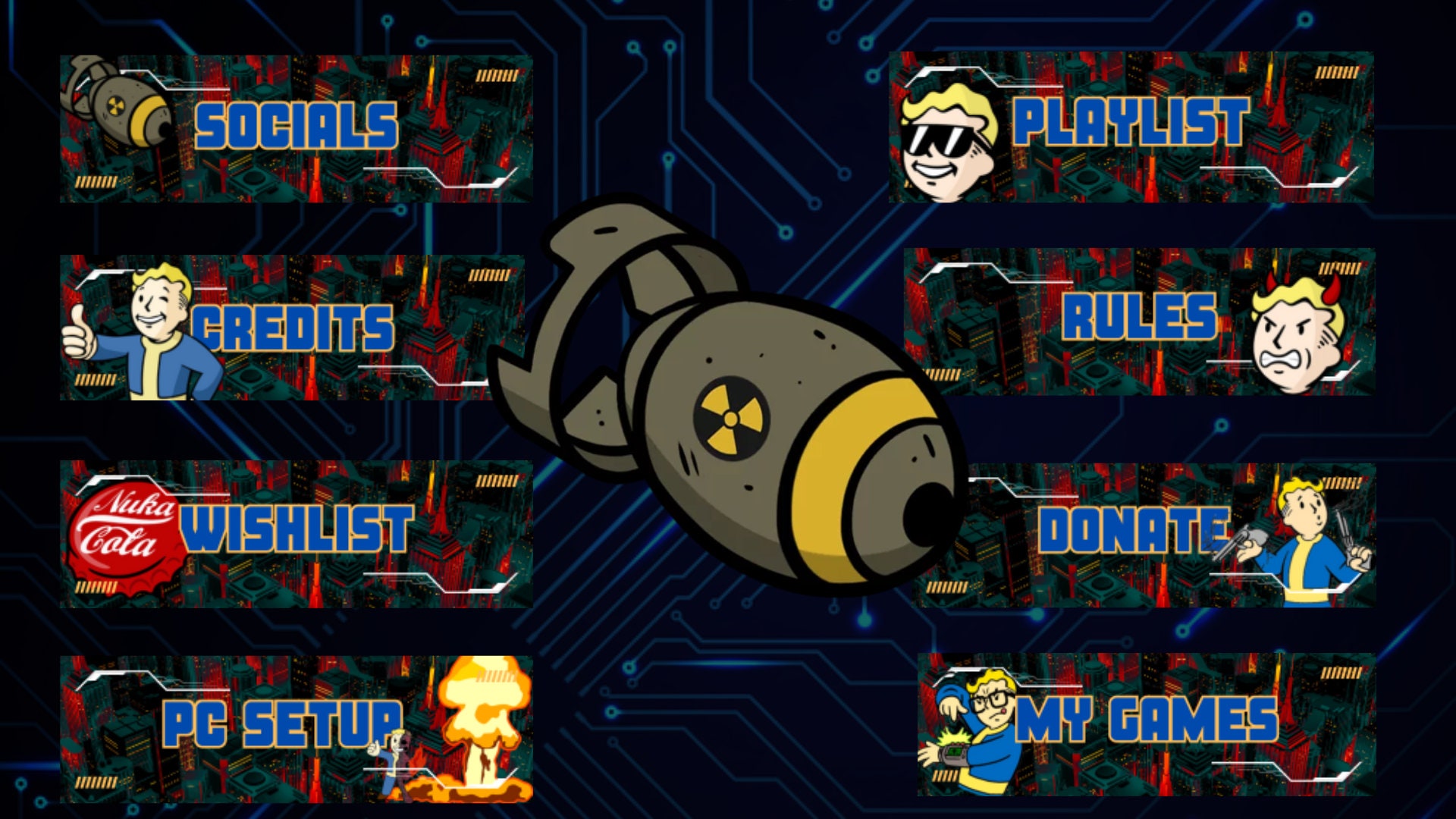 Fallout Twitch Panels for Streams - Etsy
