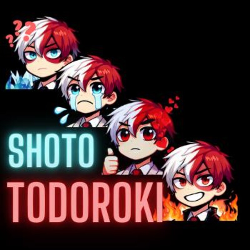 Todoroki Drawing - Etsy