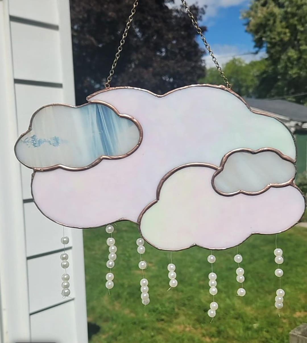 Stained Glass Rain Clouds - Etsy