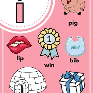 Short Vowels Poster – Bright and Clear Visual Aid for Early Phonics - Etsy