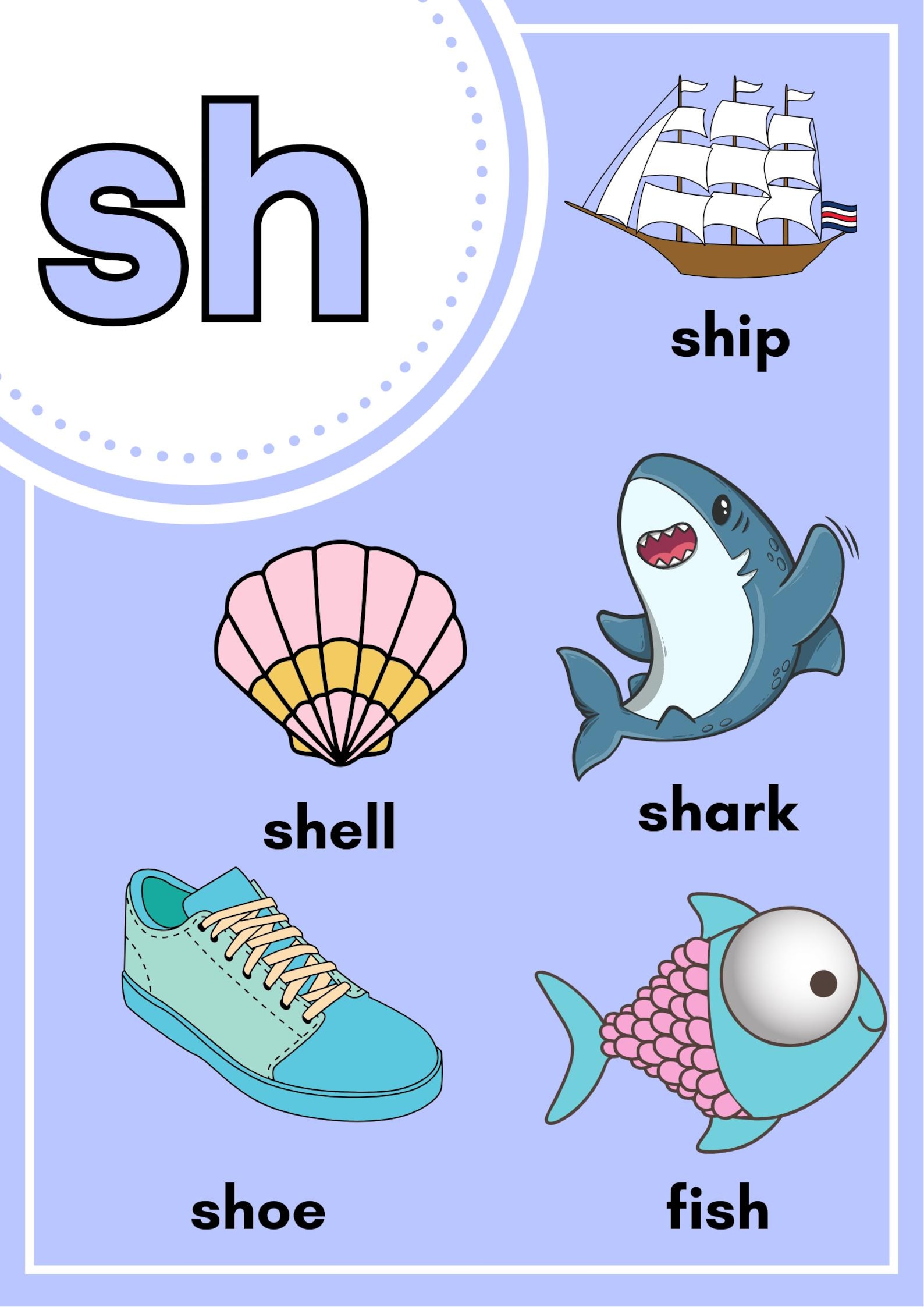 Digraphs Phonics Posters - Etsy