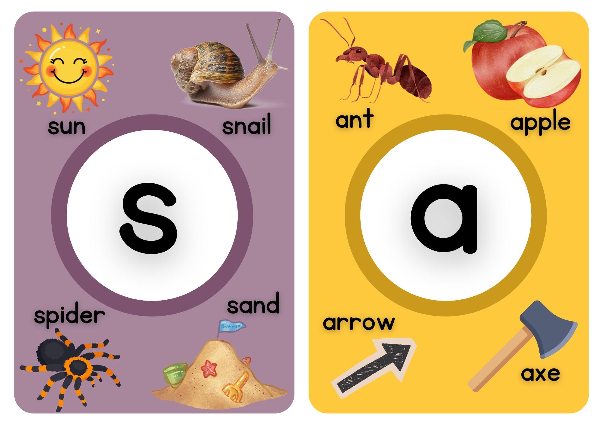 Jolly Phonics Flashcards Groups 1–7 | Printable Phonics Sounds Cards ...