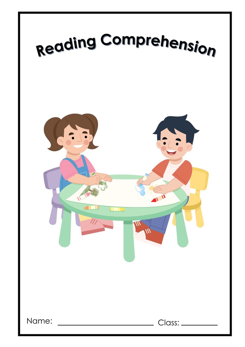 Reading Comprehension Worksheet - Etsy
