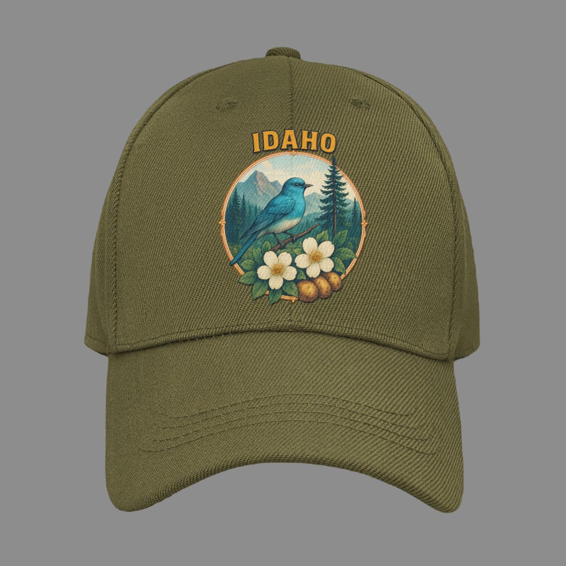 Idaho State Emblem PNG: Vintage Circle Logo (digital Download) - Etsy