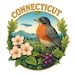 Connecticut State Emblem PNG: Vintage Circle Logo (digital Download) - Etsy