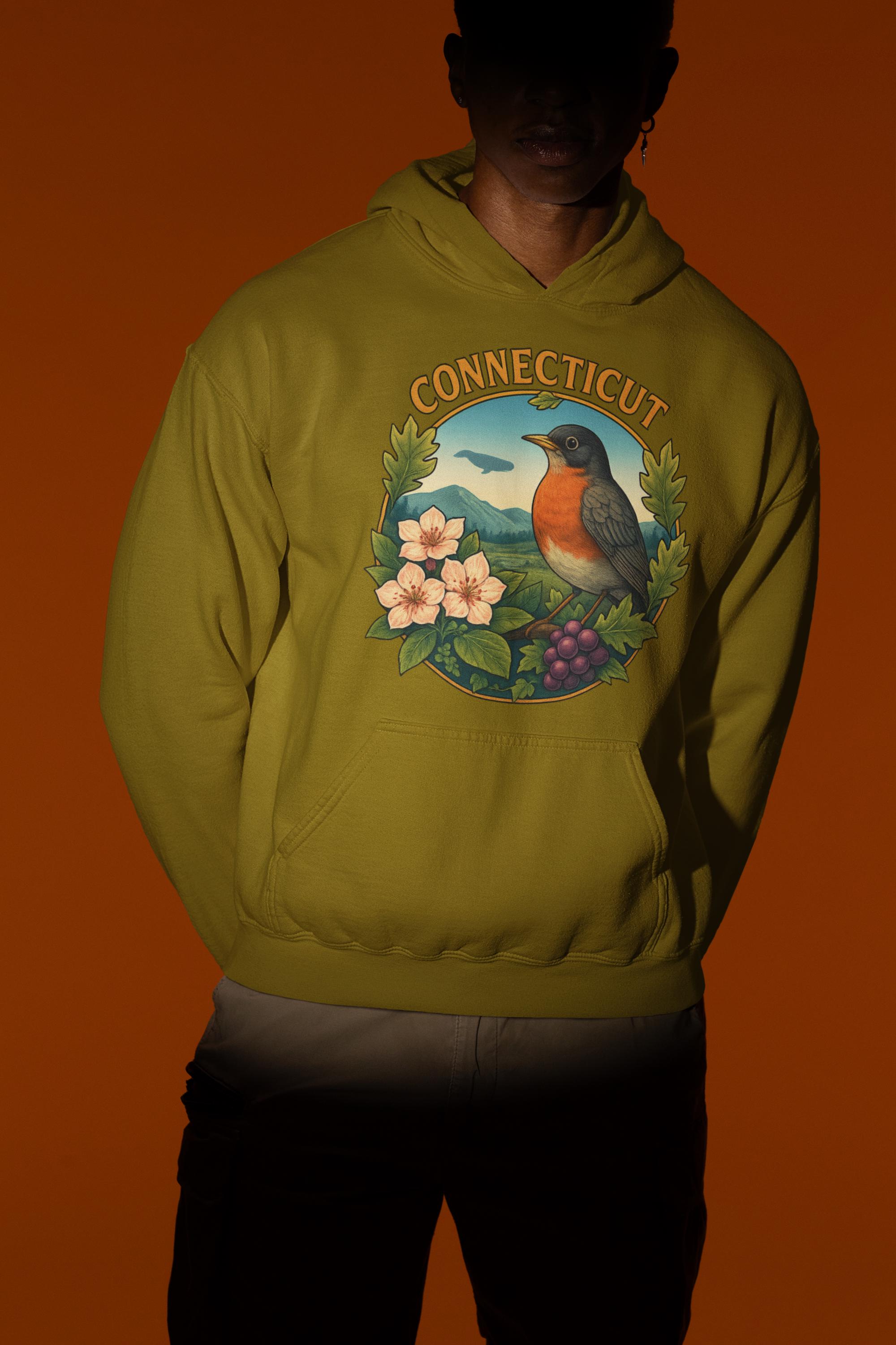 Connecticut State Emblem PNG: Vintage Circle Logo (digital Download) - Etsy