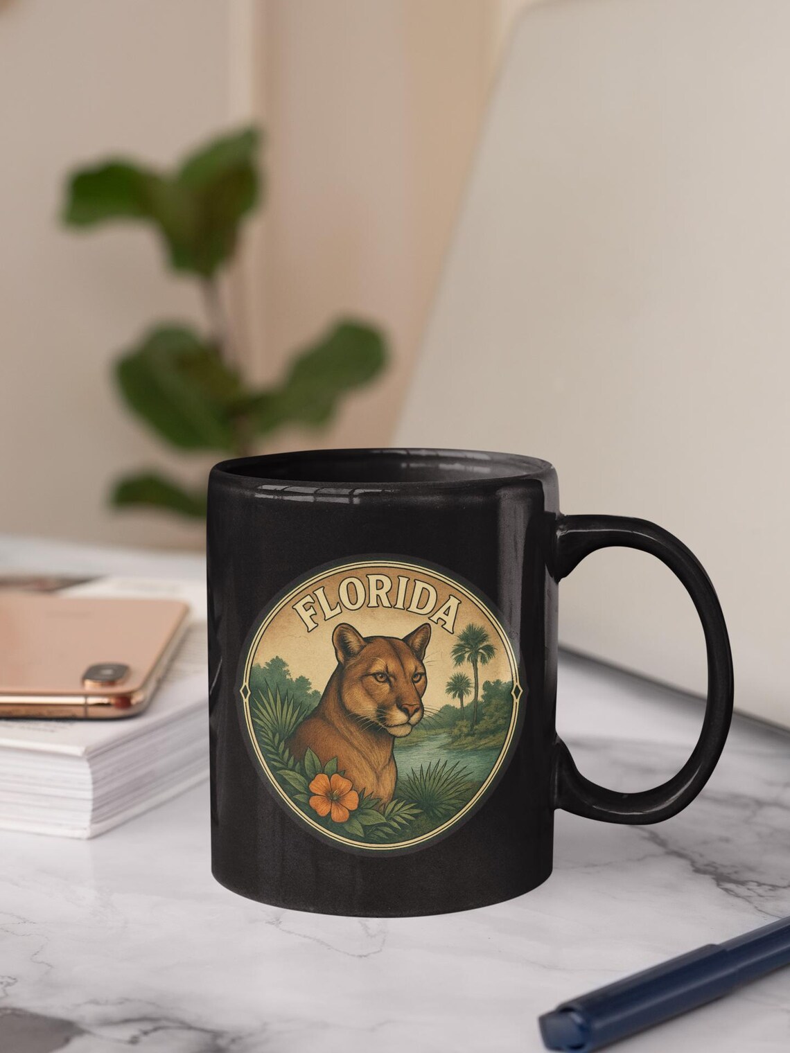 Florida Panther State Emblem PNG: Official Wildlife Art, High ...