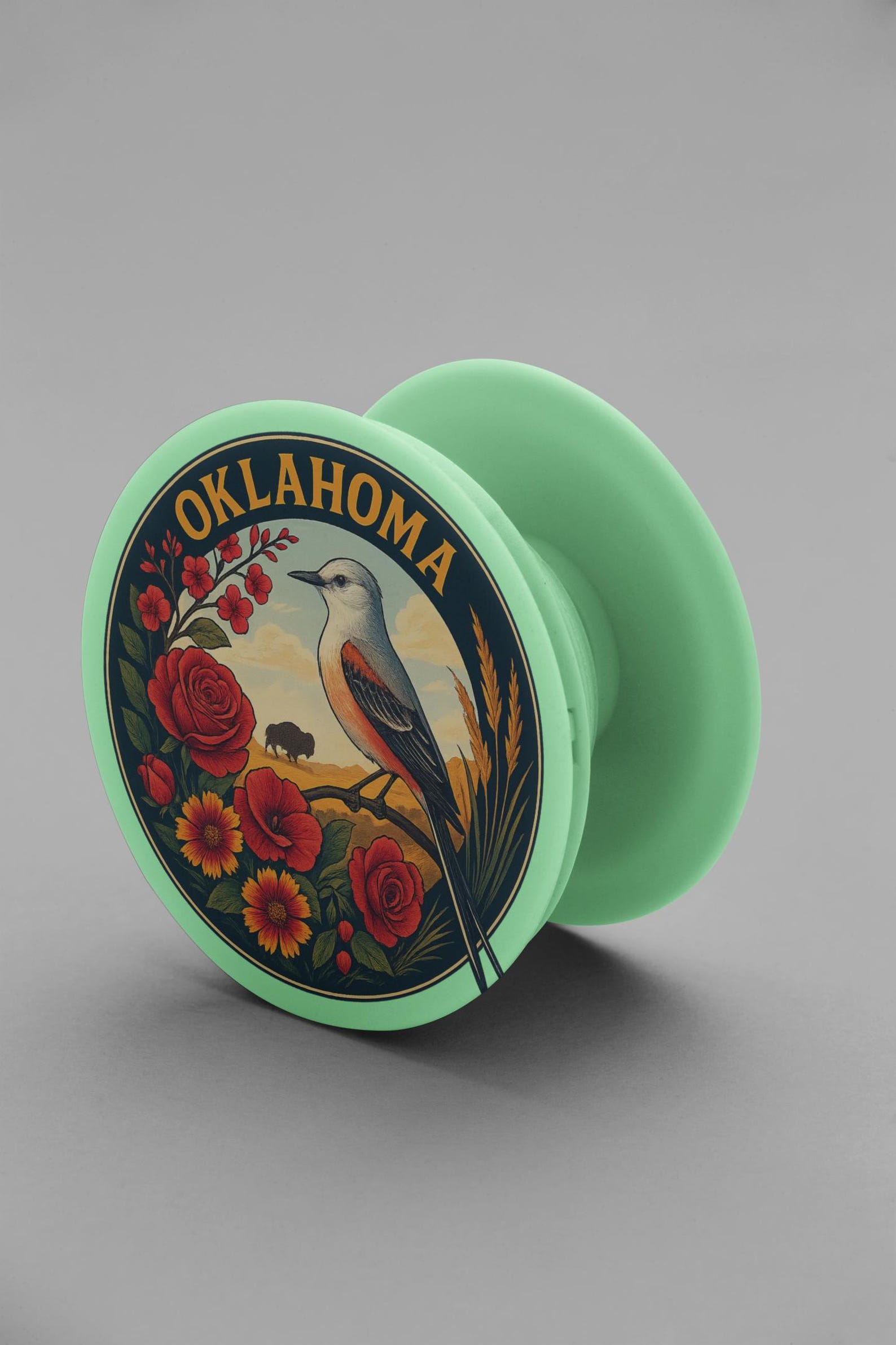 Oklahoma State Emblem PNG: Vintage Circle Logo, Sublimation Design ...