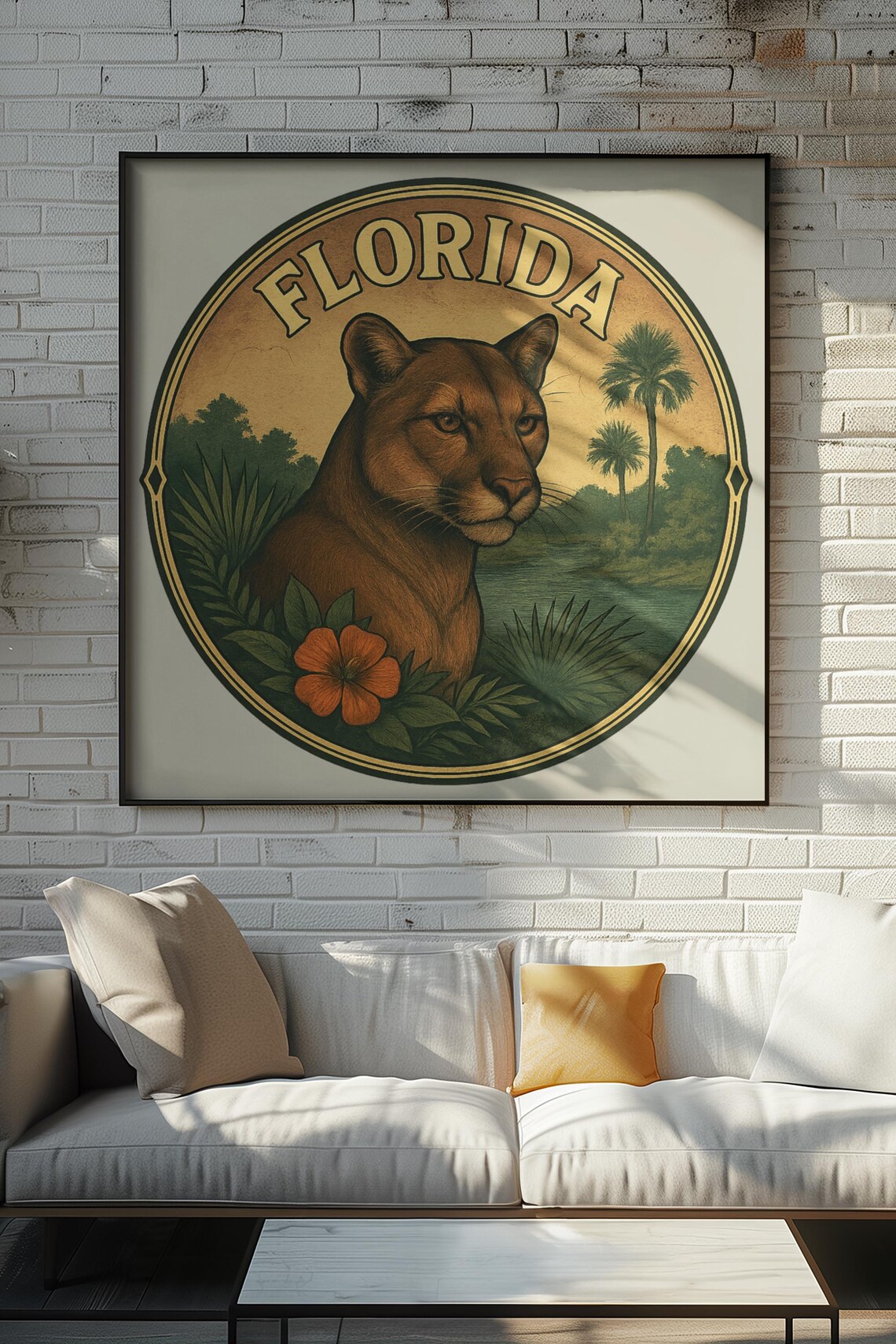 Florida Panther State Emblem PNG: Official Wildlife Art, High ...