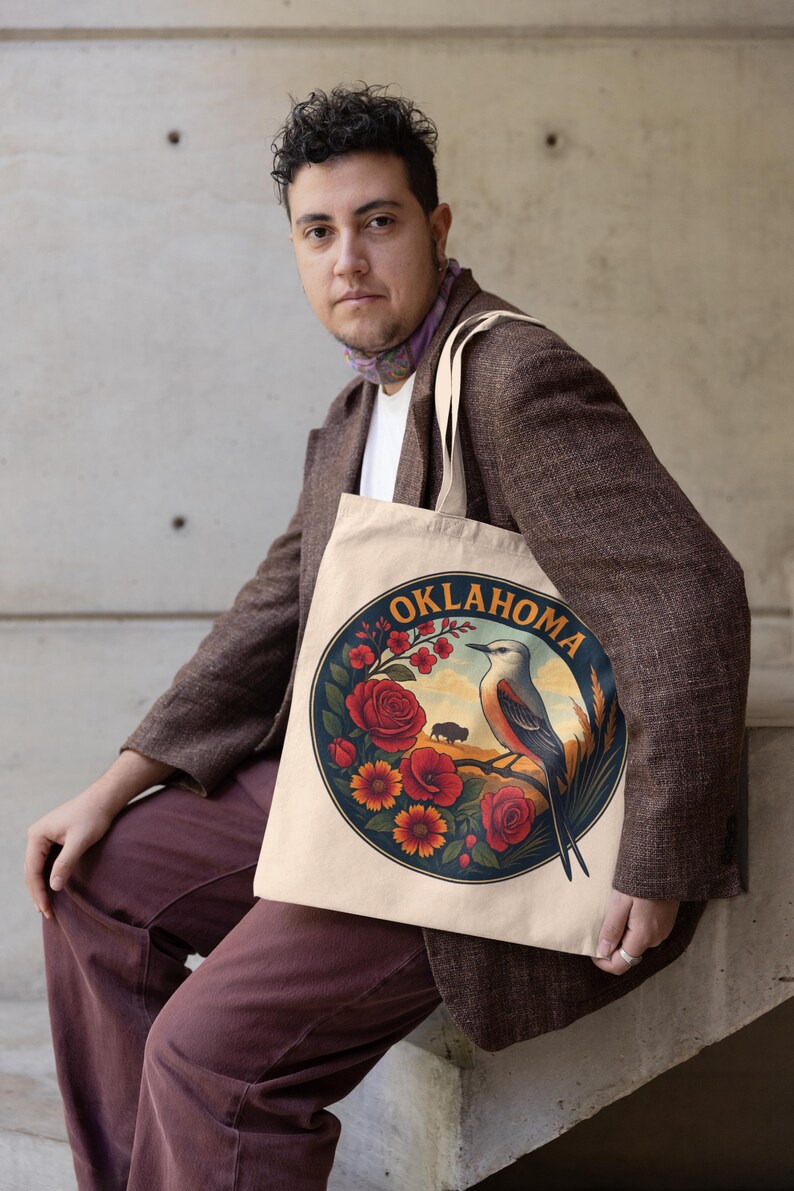 Oklahoma State Emblem PNG: Vintage Circle Logo, Sublimation Design ...