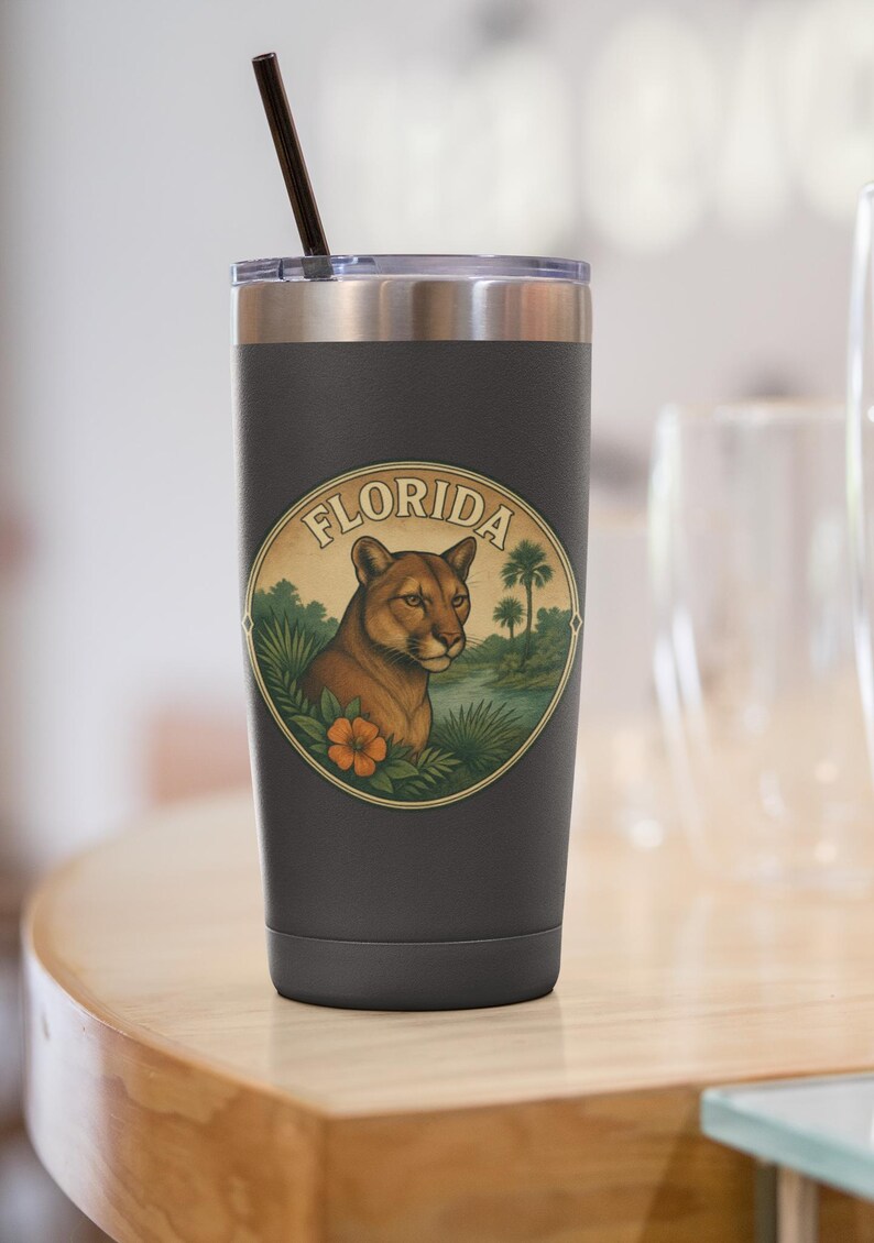 Florida Panther State Emblem PNG: Official Wildlife Art, High ...