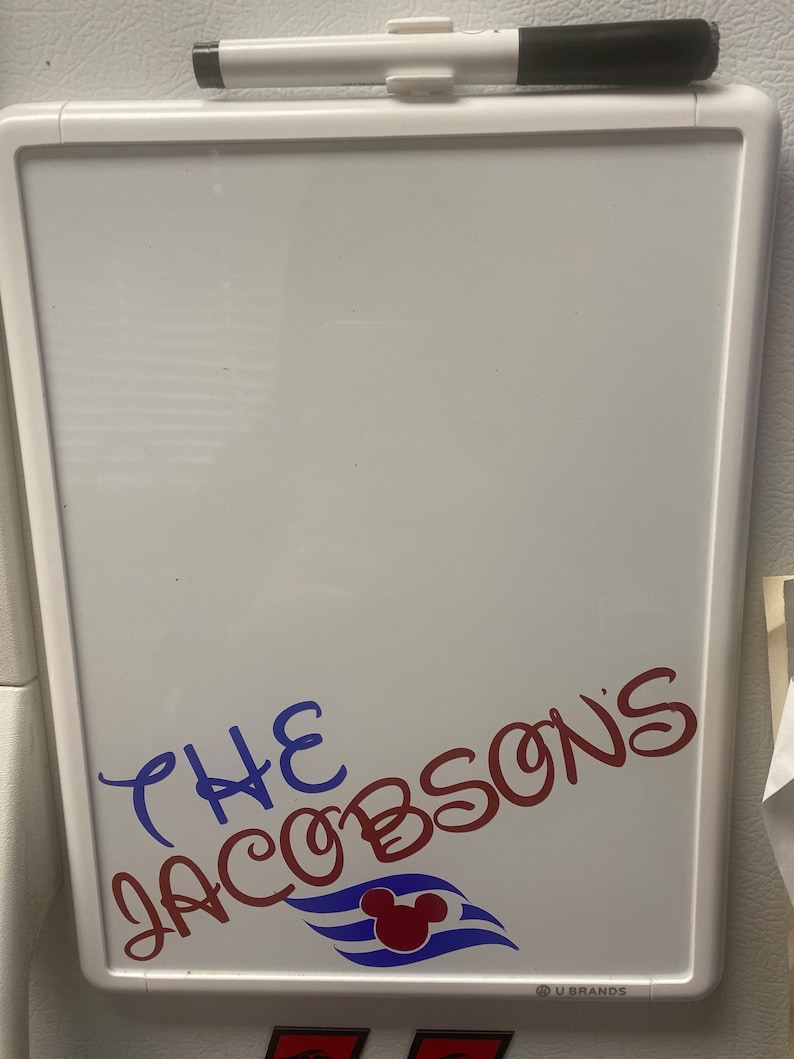 Custom Names Inspired Cruise Whiteboard Fish Extenders Personalized ...