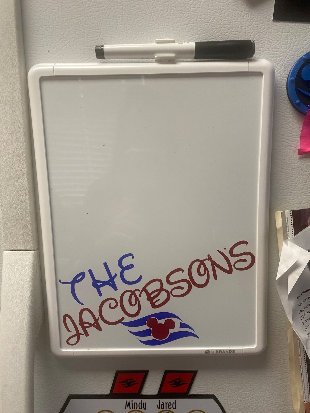 Custom Names Inspired Cruise Whiteboard Fish Extenders Personalized ...