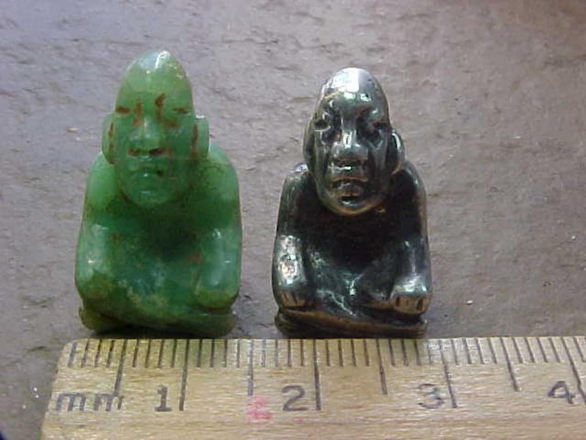 Pre-columbian OLMEC SHAMAN Burial Figure Reproduction Pendant in ...