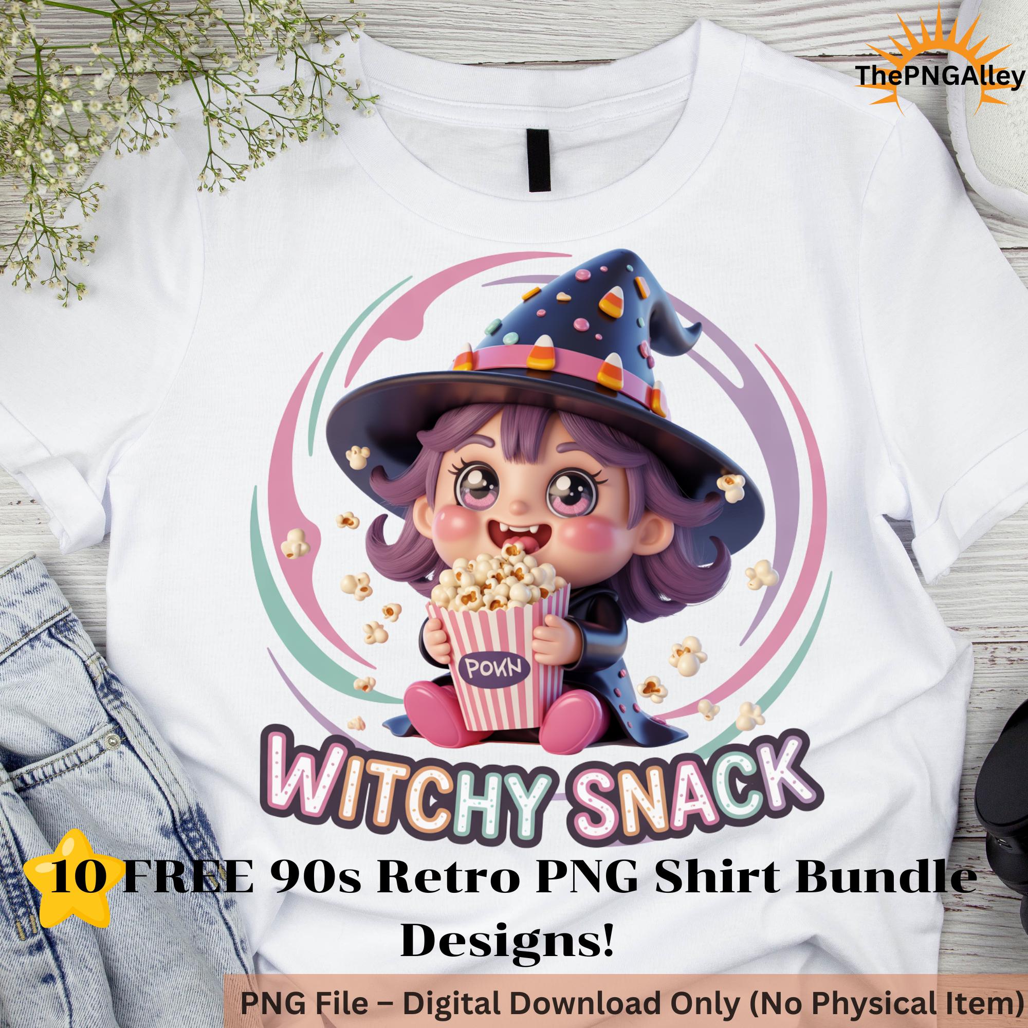 Cute Halloween Clipart PNG Bundle, Kawaii Ghost, Witch, Cat (digital ...