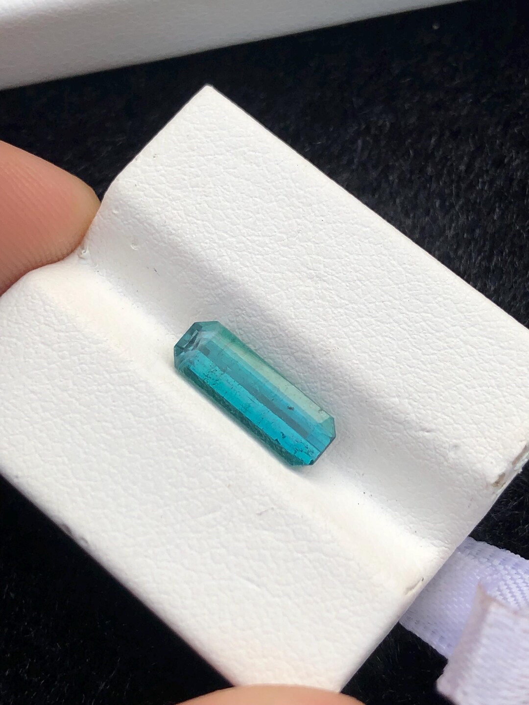 1.80ct Natural Light Blue Tourmaline Gemstone | Faceted Crystal From ...