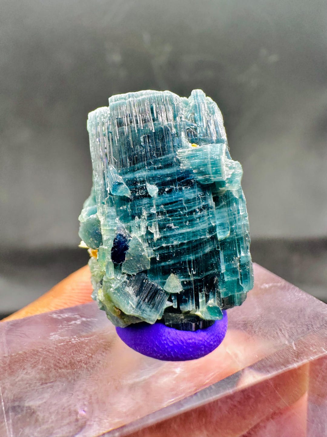 Raw Light Blue Tourmaline Specimen | Natural Healing Crystal From ...