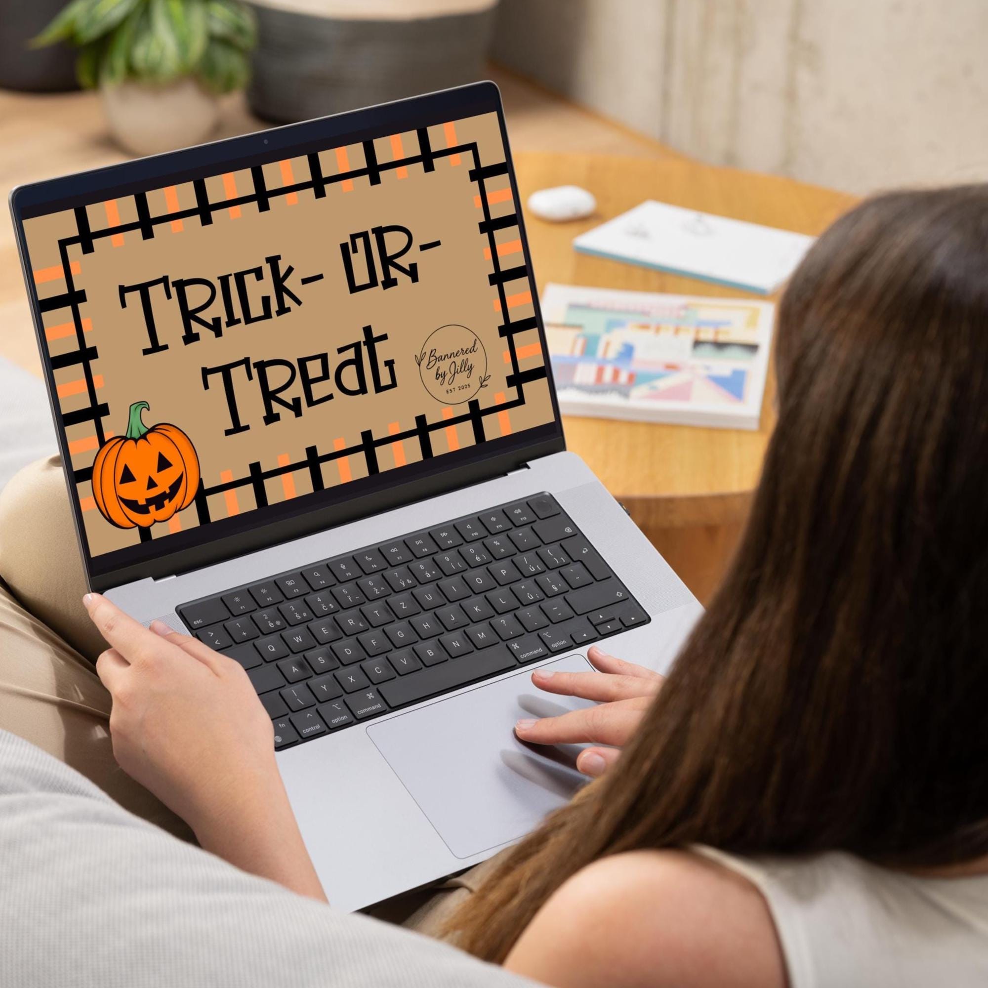 16 Halloween Banner Borders | 60"x36" Editable Canva Templates for ...