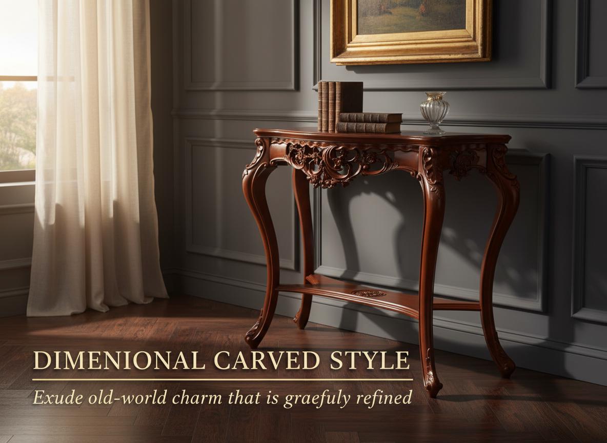 Victorian Half Moon Console Table, Vintage Entryway & Hallway Sofa ...