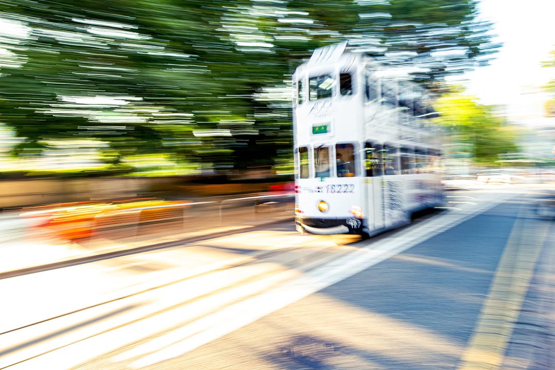 Ding! Ding! - Hong Kong Tram Photographic Print - Giclée - Etsy