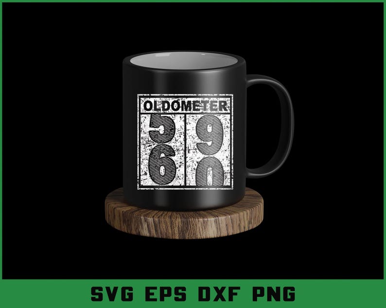 Funny 60th Birthday SVG Design: Oldometer Milestone (digital Download ...