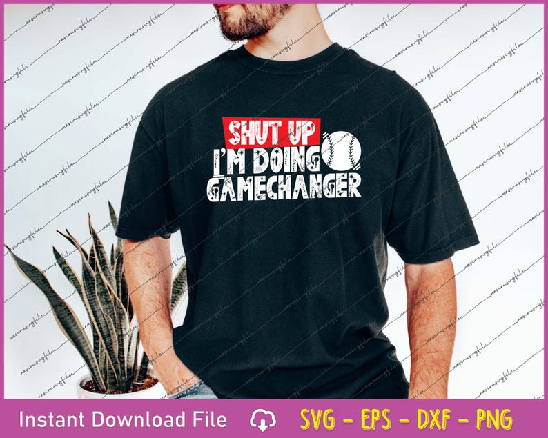Funny Baseball Game Changer Design SVG PNG (digital Download) - Etsy