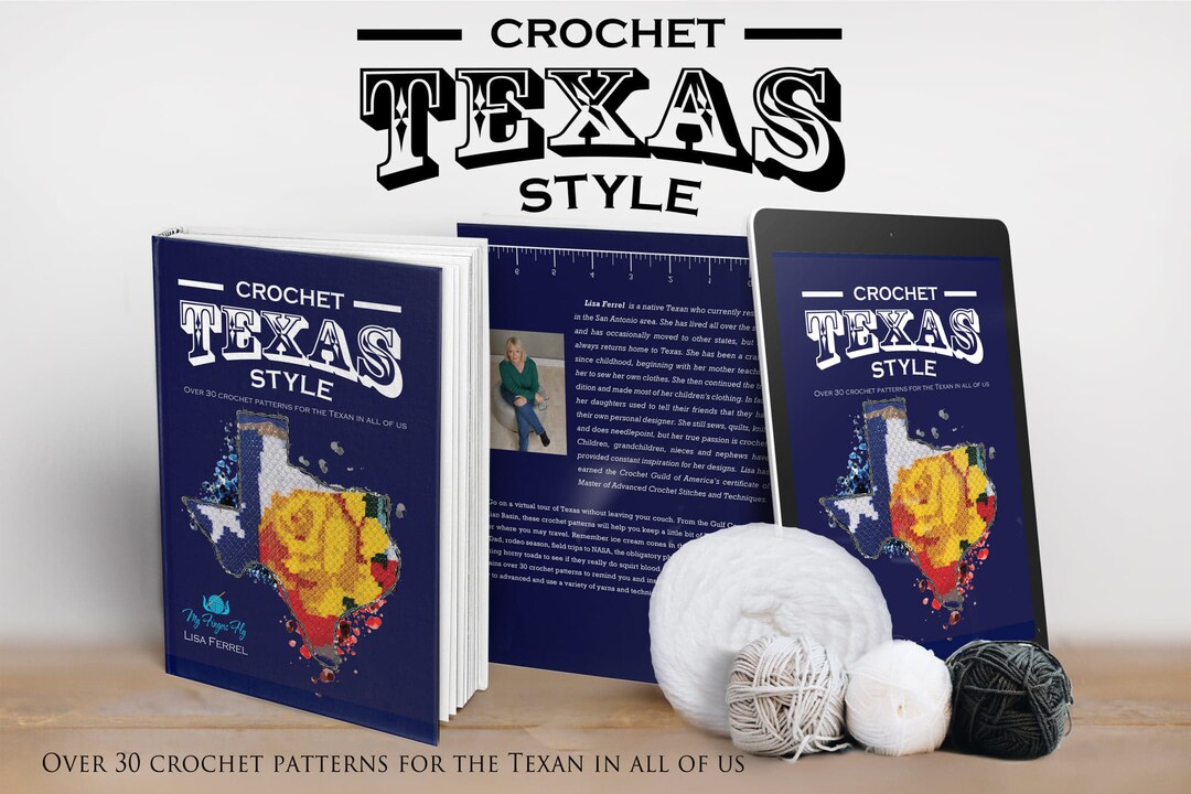 Crochet Pattern Book, Texas Style Crochet Pattern Book in Paperback ...