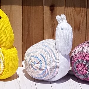 Addi Knitting Machine Pattern, Snail Plush Toy Circular Knitting ...