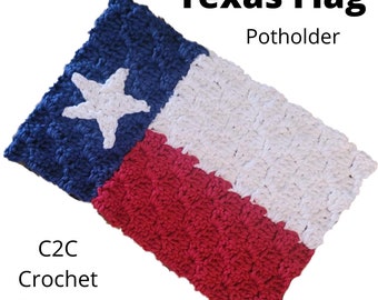 Crochet Texas Flag Pattern - Etsy