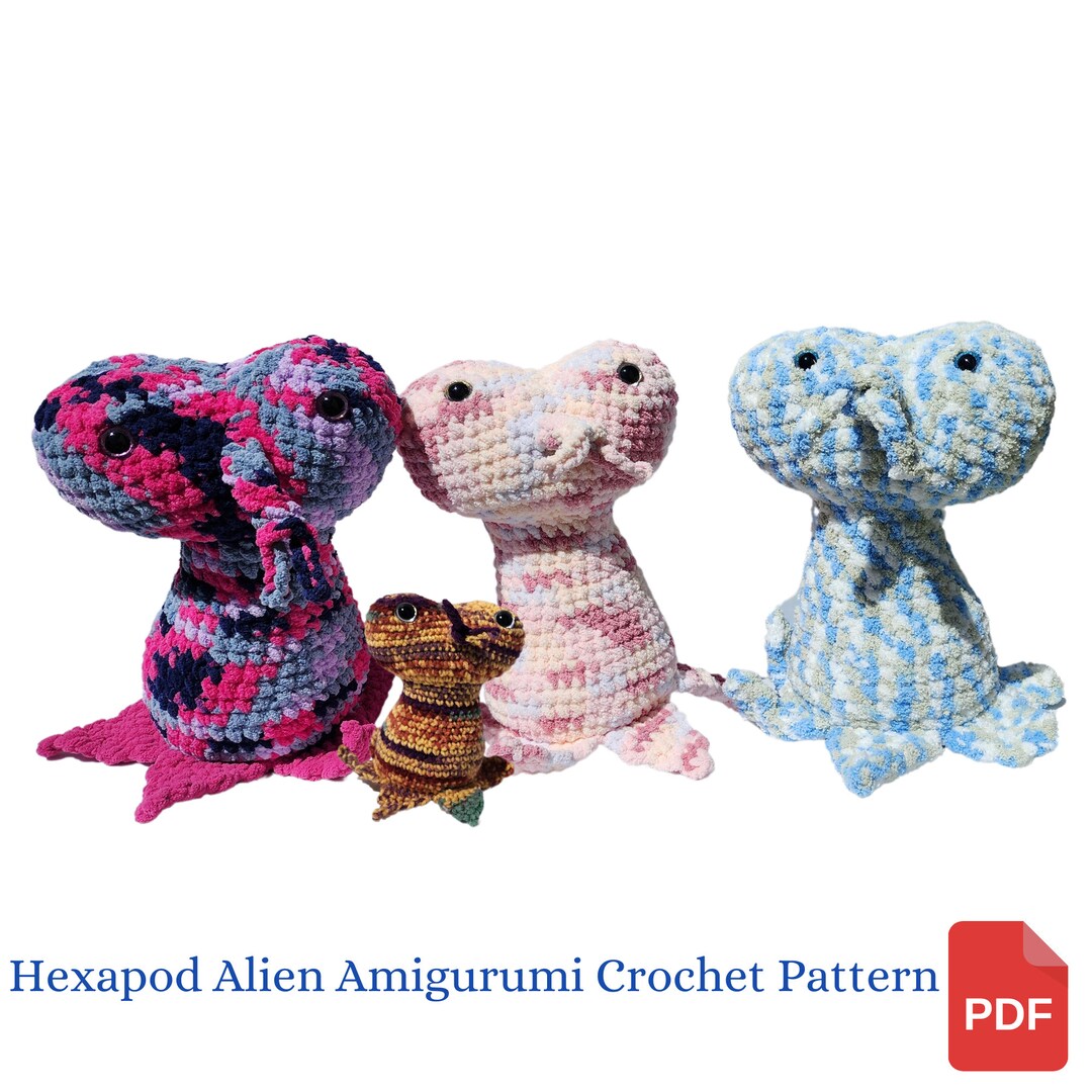 Hexapod Alien Amigurumi Crochet Pattern - Etsy