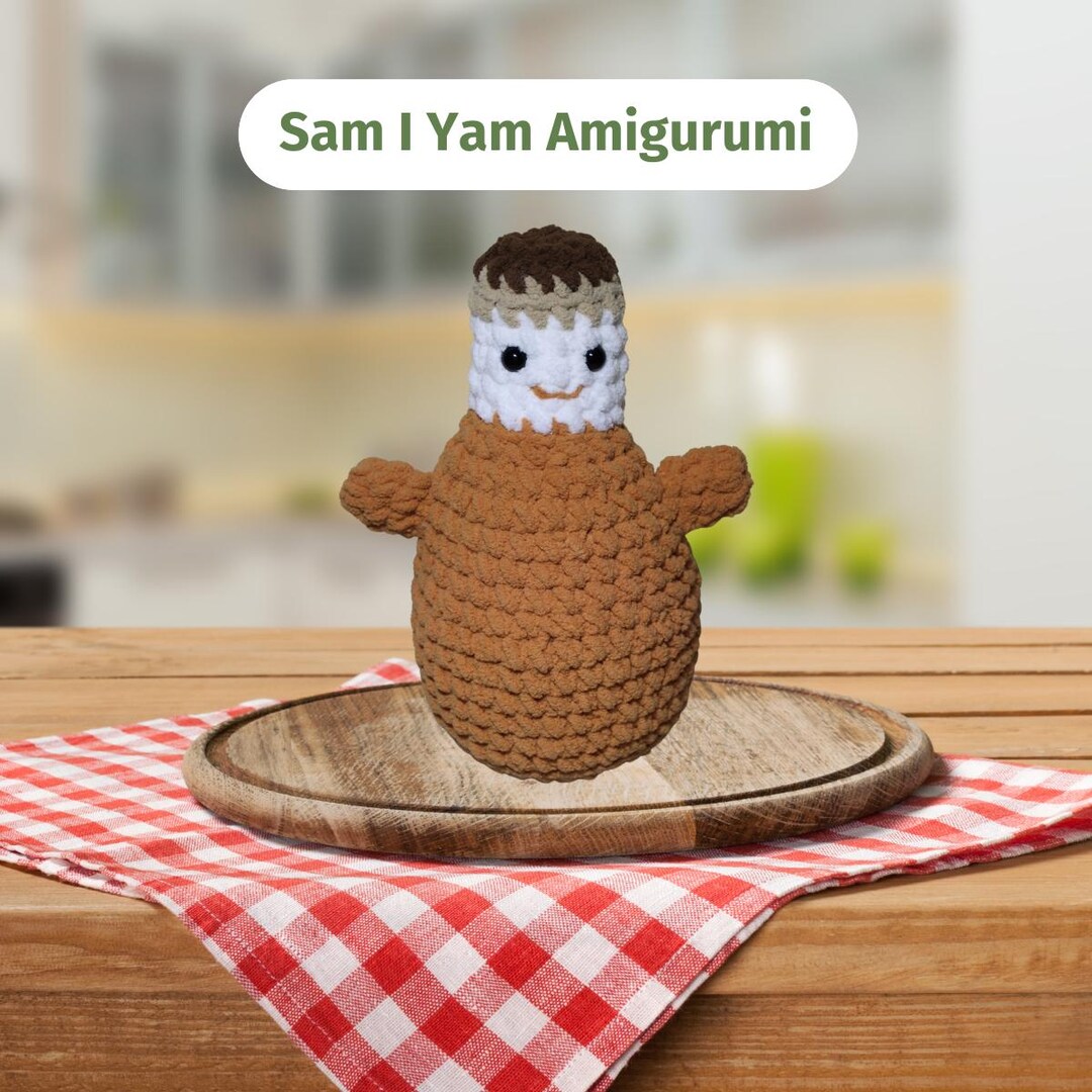 Sam I Yam Amigurumi Crochet Pattern – Beginner Friendly PDF - Etsy