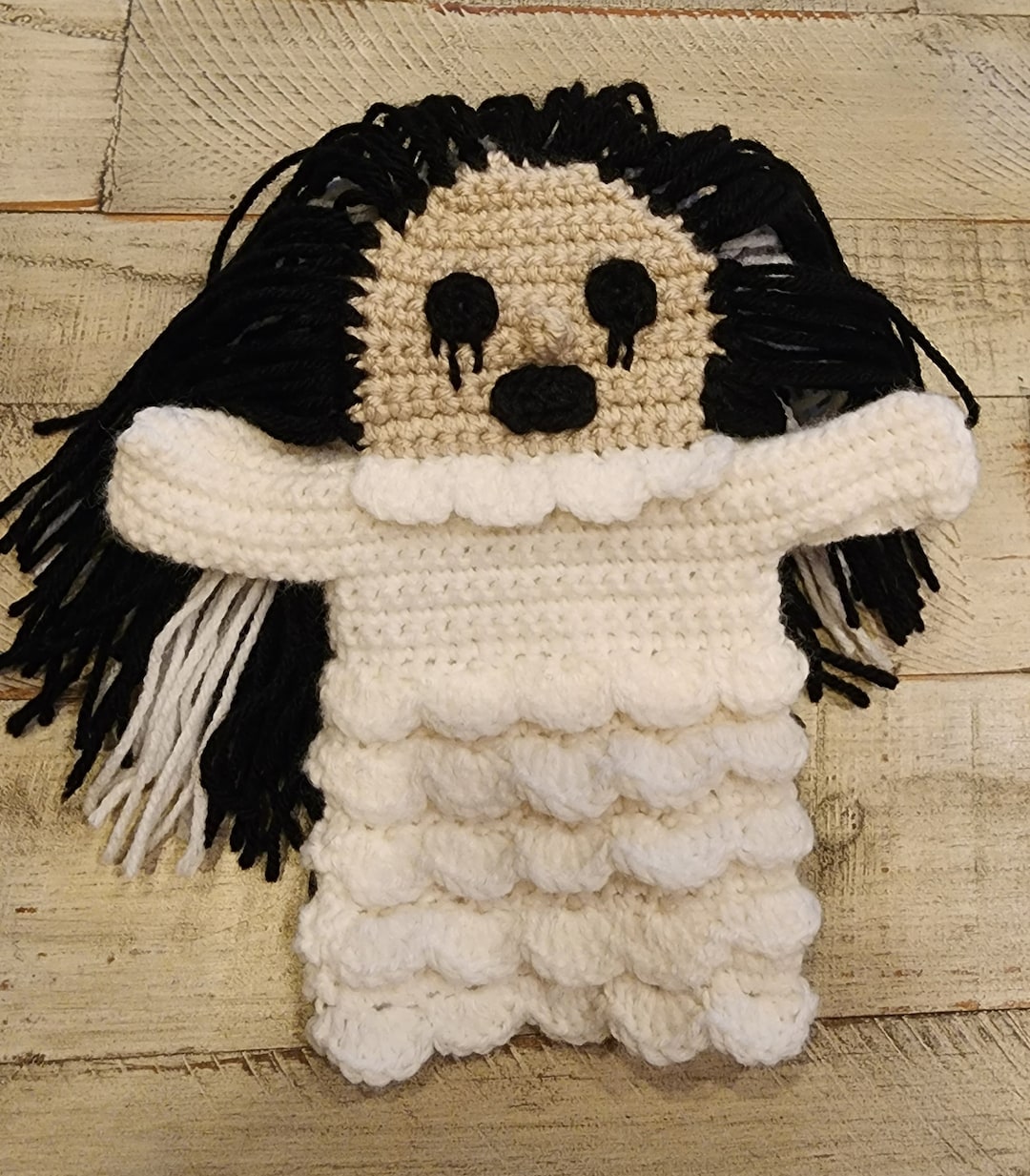 La Llorona Hand Puppet, Handmade Crochet, Ghost Hand Puppet - Etsy