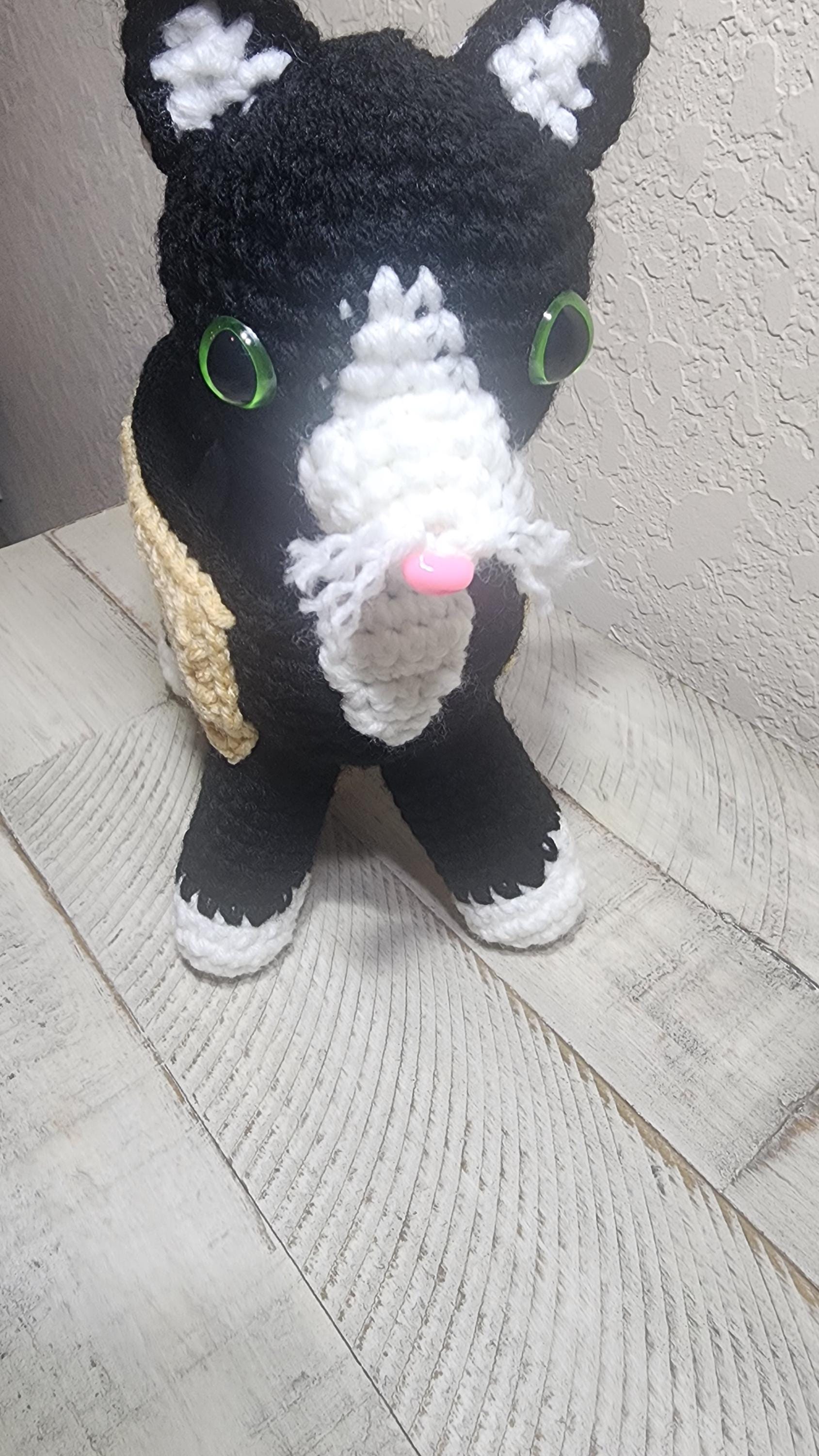 Kitty Caddy Crochet Organizer – Handmade Cat-themed Storage - Etsy