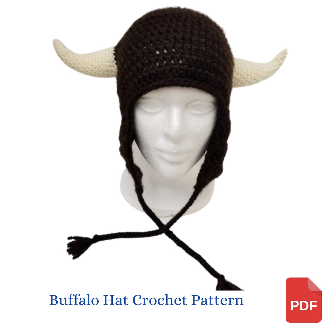 Buffalo Hat Crochet Pattern - Etsy