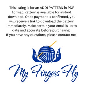 Addi Knitting Machine Pattern, Poop Pillow Addi Pro Pattern - Unicorn ...