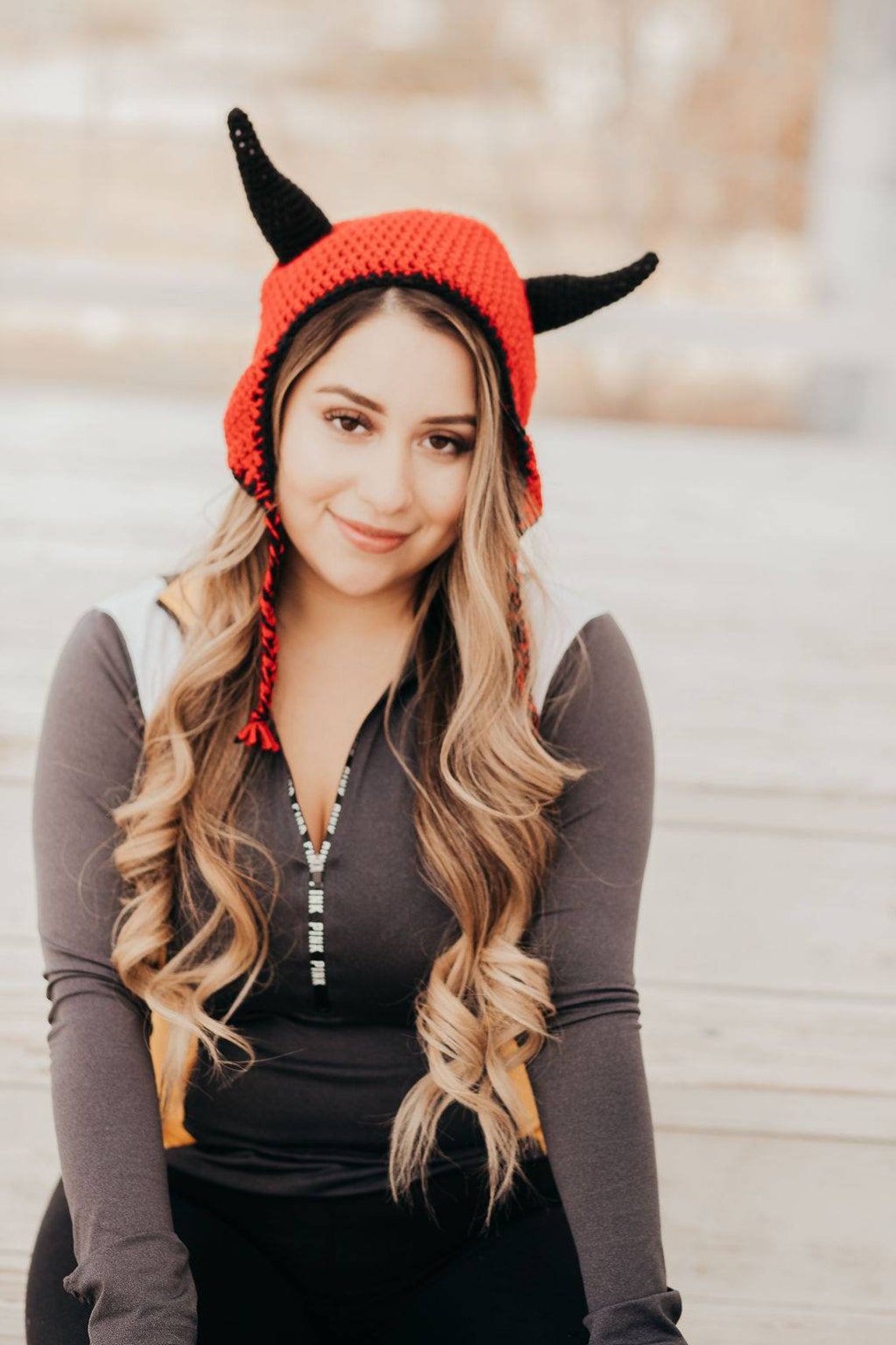 Crochet Pattern Red Devil Hat Horned Hat Crochet Pattern | Etsy