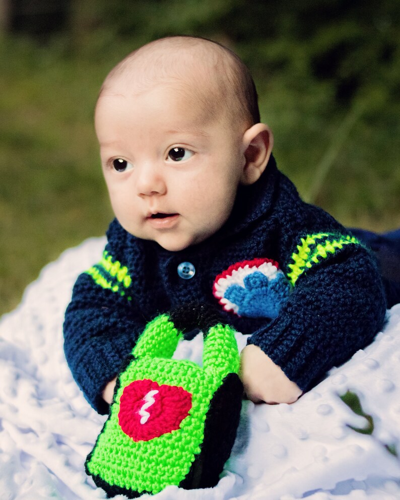 Crochet Pattern Book First Responder Baby Sweaters Crochet - Etsy