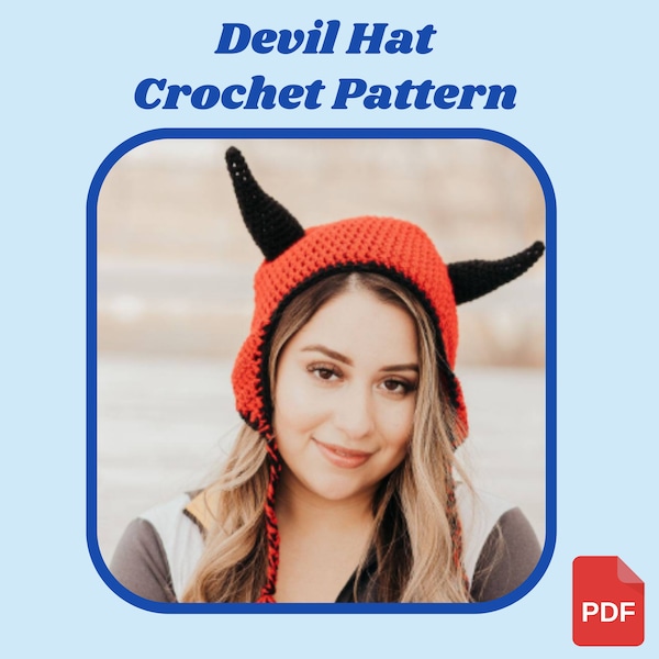 Devil Hat - Etsy