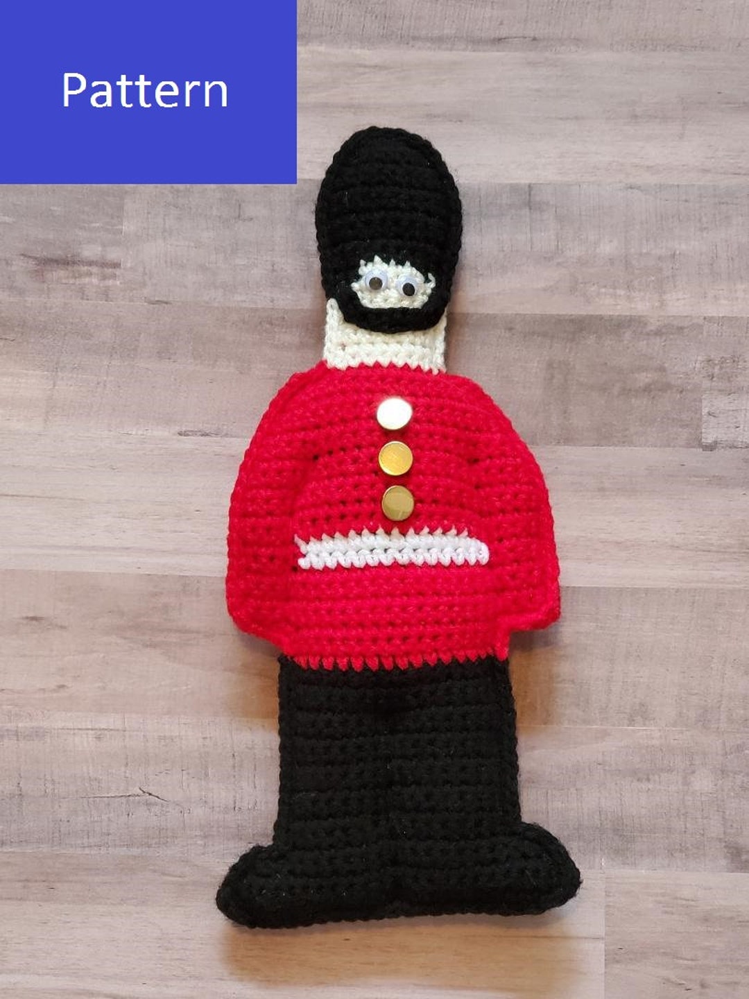 Amigurumi Crochet Pattern Toy Soldier Crochet Pattern Royal - Etsy