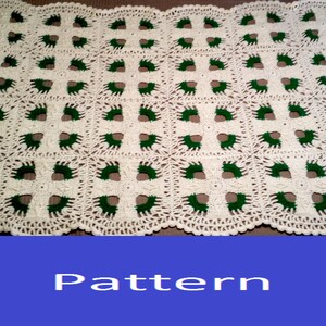 Crochet Pattern Celtic Cross Afghan, Throw Blanket Crochet Pattern ...