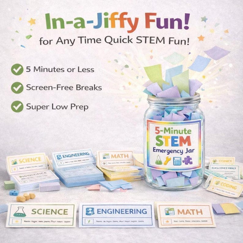 STEM Activities | 5 Minute No Prep Classroom Activities | Early ...
