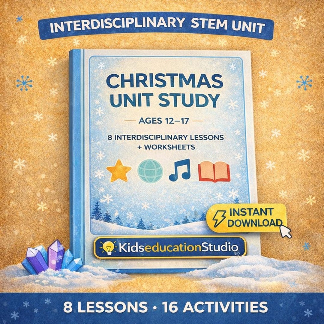 Christmas Unit Study | Interdisciplinary STEM Lessons | Holiday Digital ...