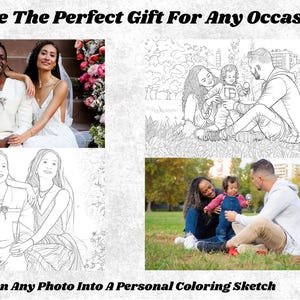 Personalized Coloring Book, Wedding Birthday Christmas Gift, Custom ...