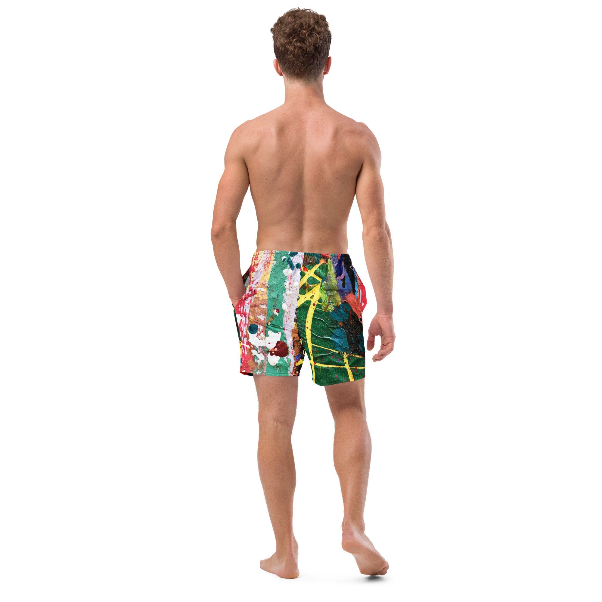 Space Men's Swim Trunks - Etsy