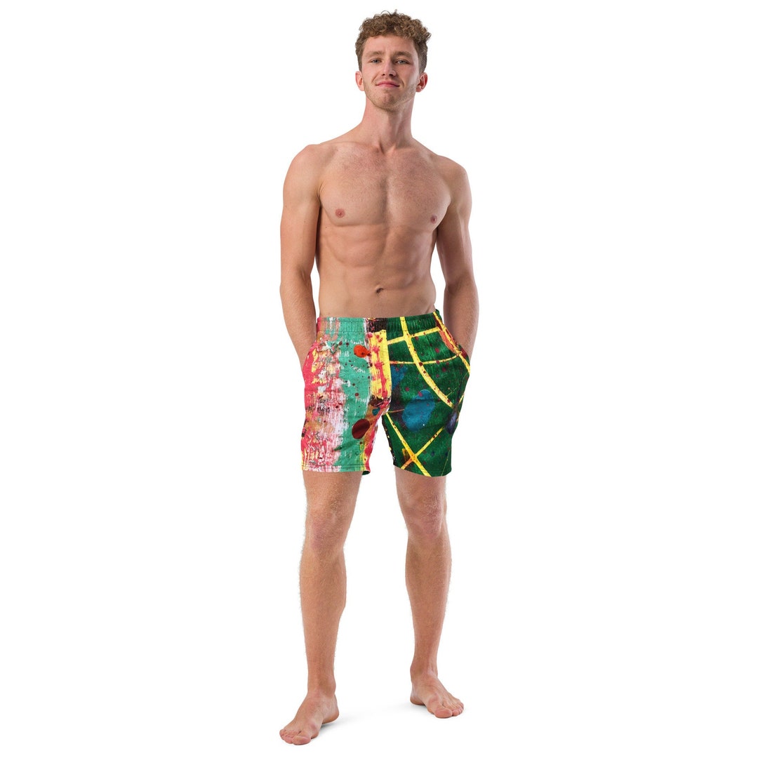 Space Men's Swim Trunks - Etsy