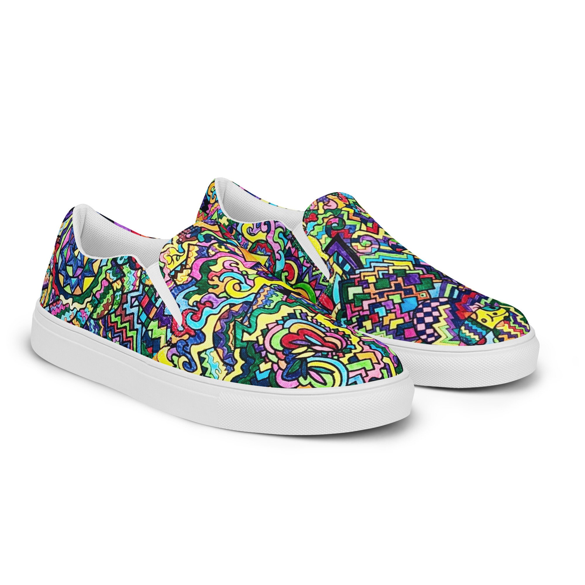 90s Pop Women's Canvas Shoes - Etsy