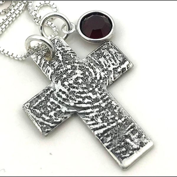 Thumbprint Cross - Etsy